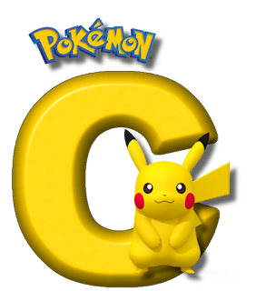 Abecedario de Pikachu de Pokémon. Pikachu Alphabet. - Oh my Alfabetos!