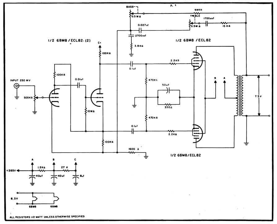 El Rincon LU: Amplificador de audio con válvulas ECL82
