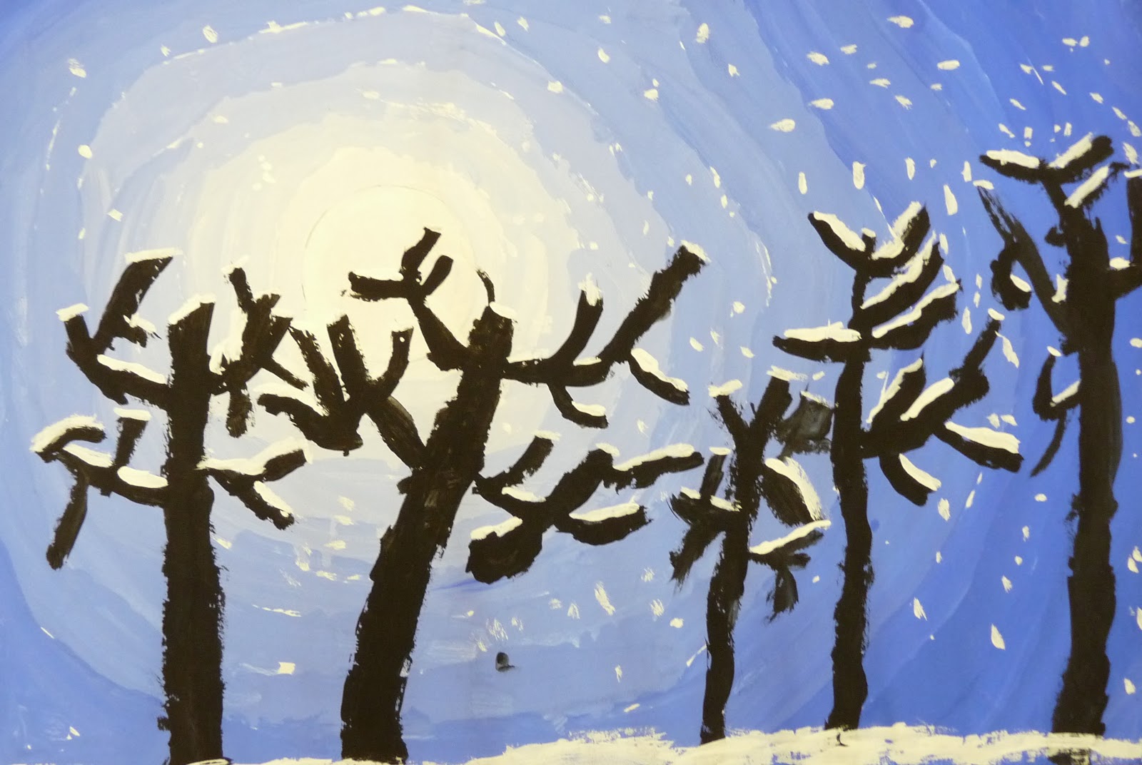 Art. Paper. Scissors. Glue!: Winter Silhouettes