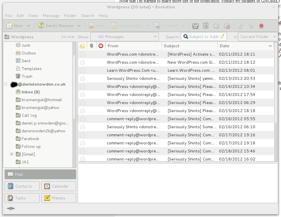 Dans Den: Setting up Google Calendars in GNOME Evolution