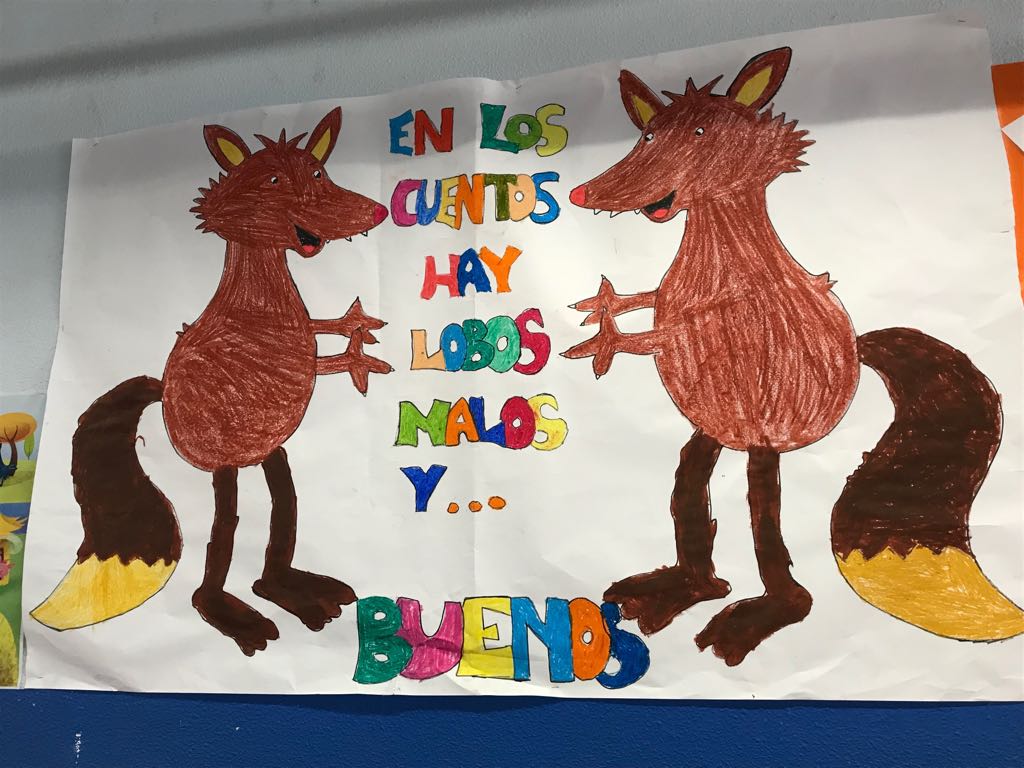 biblioteca escolar: EL LOBO DE LOS CUENTOS