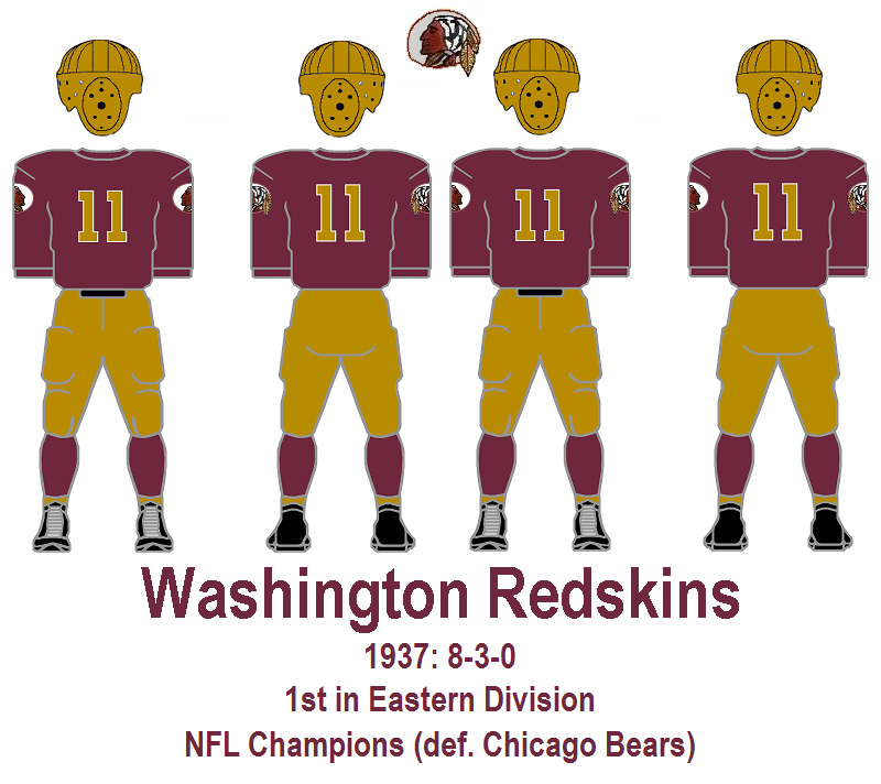 Bill's Update Blog: 1937 Washington Redskins