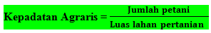 Menghitung Kepadatan Penduduk Aritmatik dan Agraris - TKJ