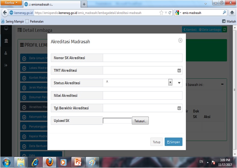 Langkah-langkah Pengisian Emis Lengkap Tahun 2018/2019 Disertai Dengan ...