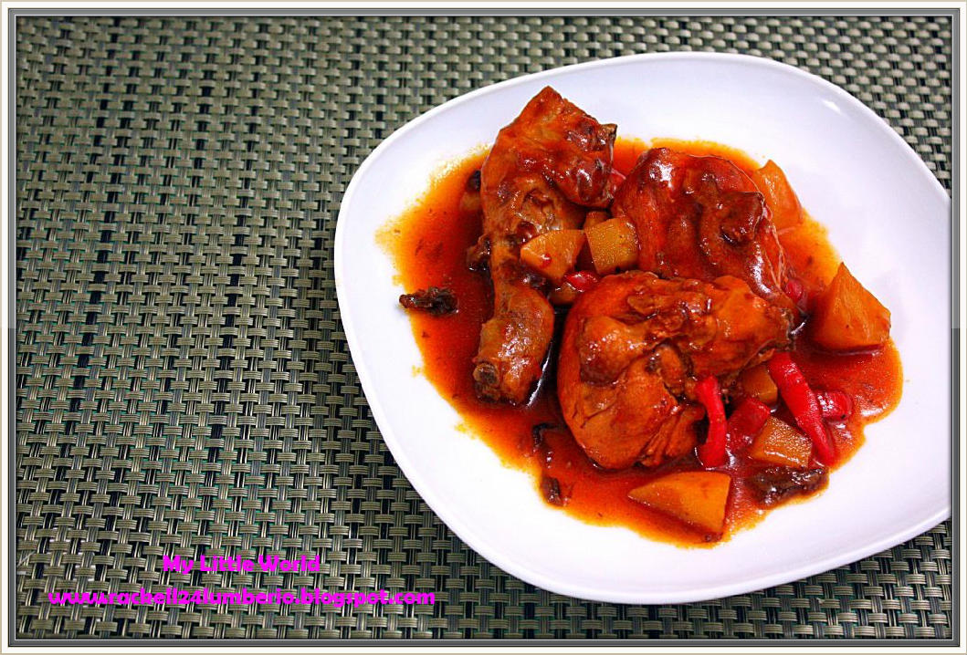 Certified Wife Cooked: Chicken Guisado | My Little World by Mommy Rackell