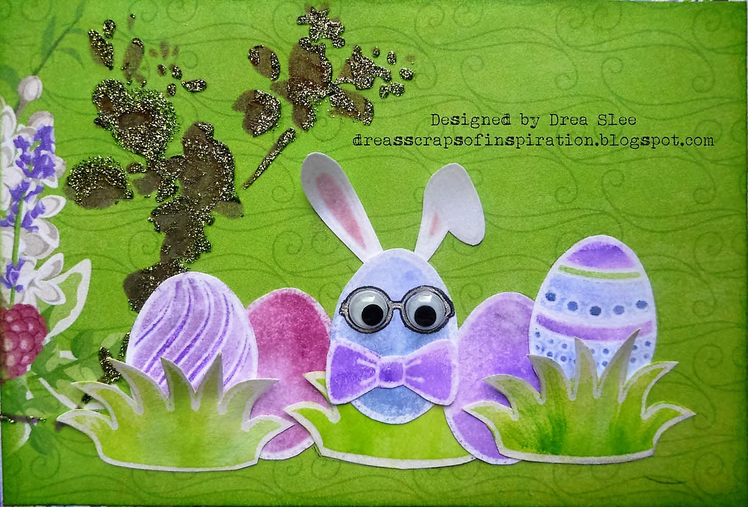 FotoBella: Bo Bunny Secret Garden Easter Card Tutorial