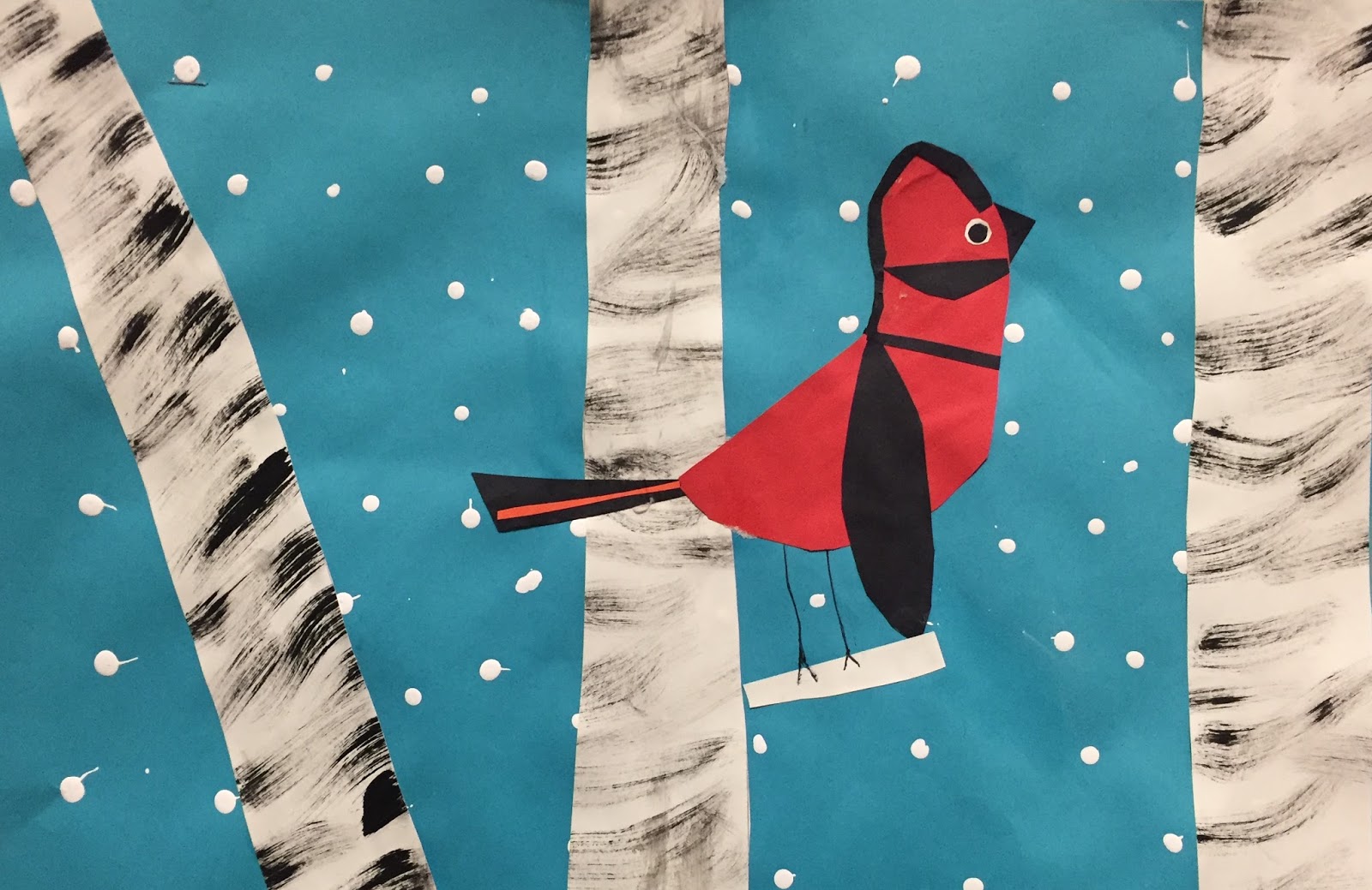 Thomas Elementary Art: 3rd Grade Charley Harper Inspired Cardinals