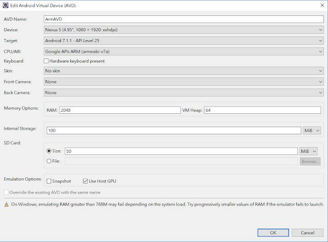 放棄思考: Android Plug-in 及 AVD (Android Virtual Device) 建立