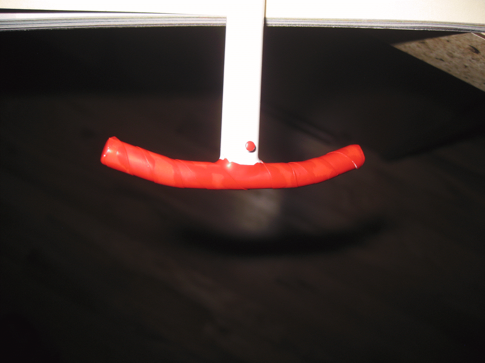 E's Van's RV-14A: Interior. Canopy release handle painted.