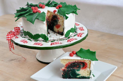 Beki Cook's Cake Blog: Easy Christmas Wreath Cake