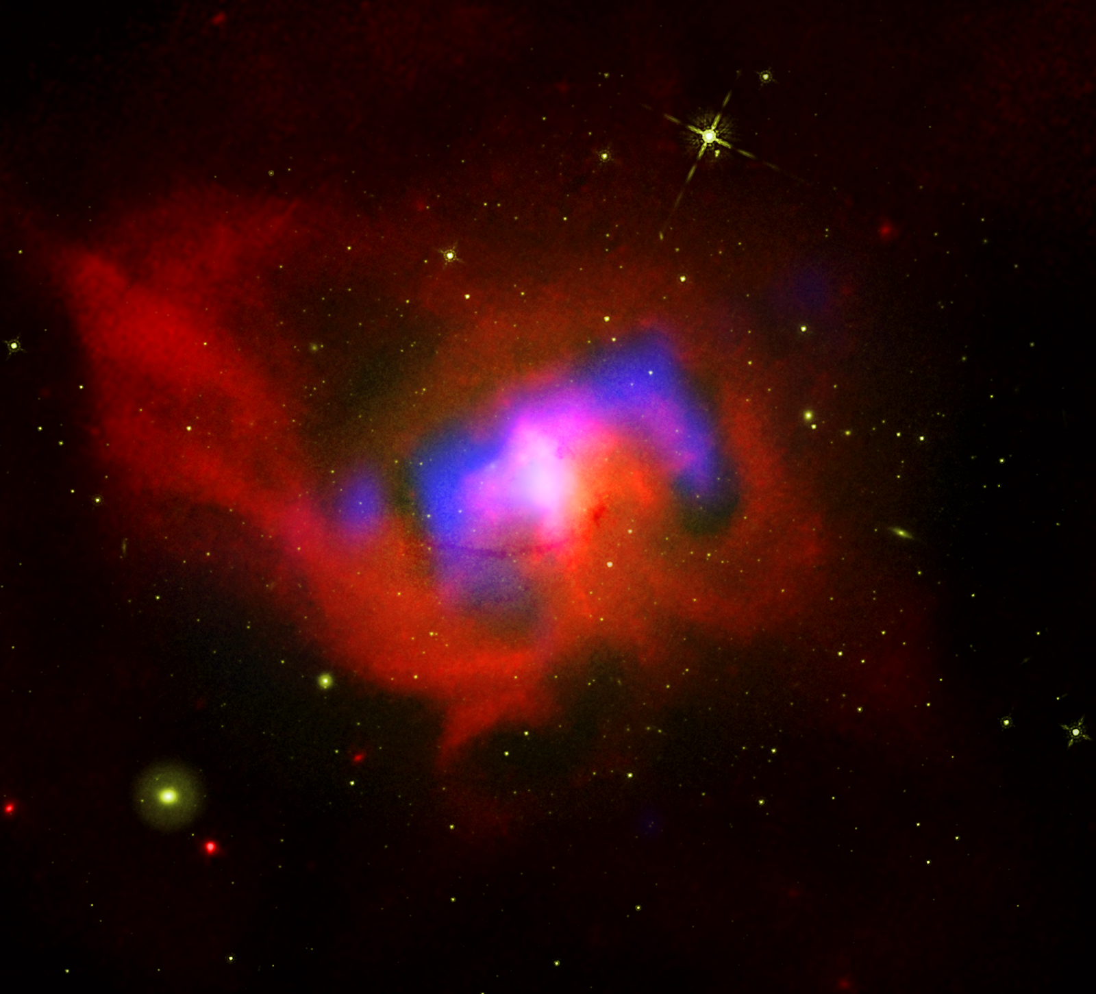 Supermassive Black Hole in Elliptical Galaxy NGC 4696 | Earth Blog
