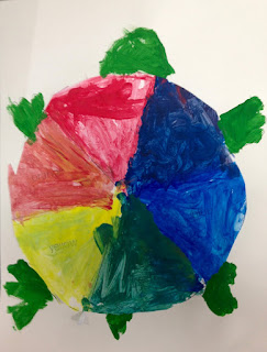 ShmoreArtRoom: First Grade Color Wheel Turtles