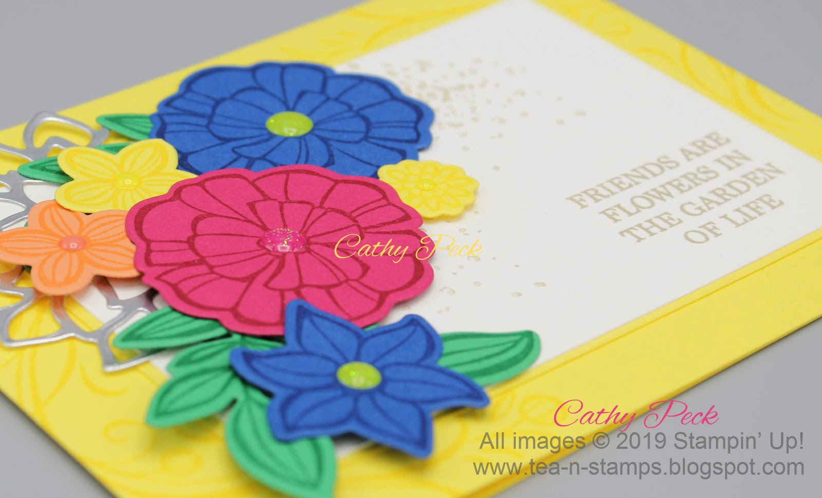 Tea and Stamps: May Flowers and 2018-2020 In Colors