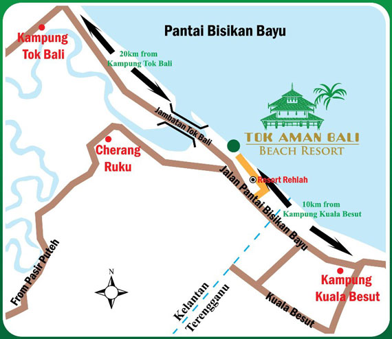 JOM KE TOK BALI: PETA PELANCONGAN DI KELANTAN