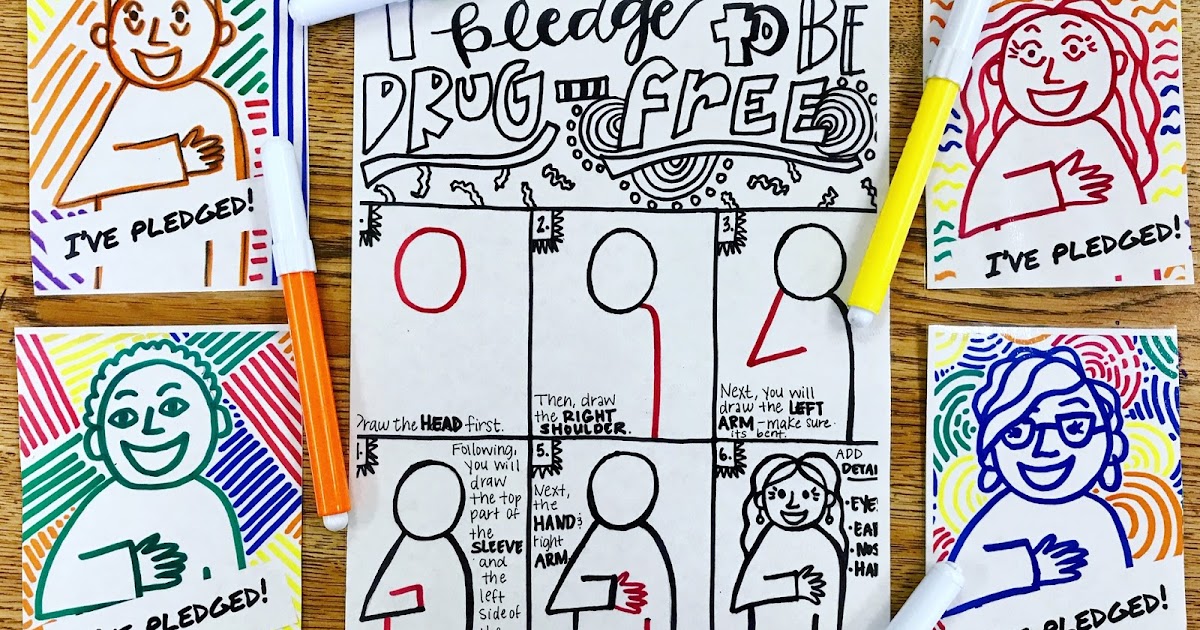 "I Pledge to Be Drug Free!" Collaborative Project