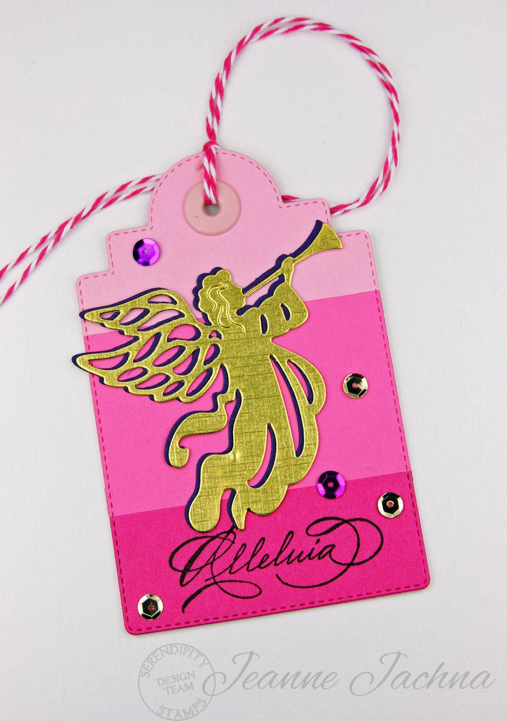 A Kept Life: 25 Days of Christmas Tags - Serendipity Stamps Angel