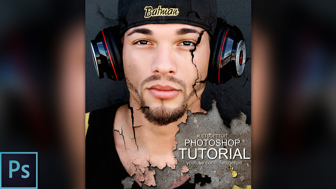 Create an Amzing Demolition Crack Portrait Poster in Photoshop | dR ...