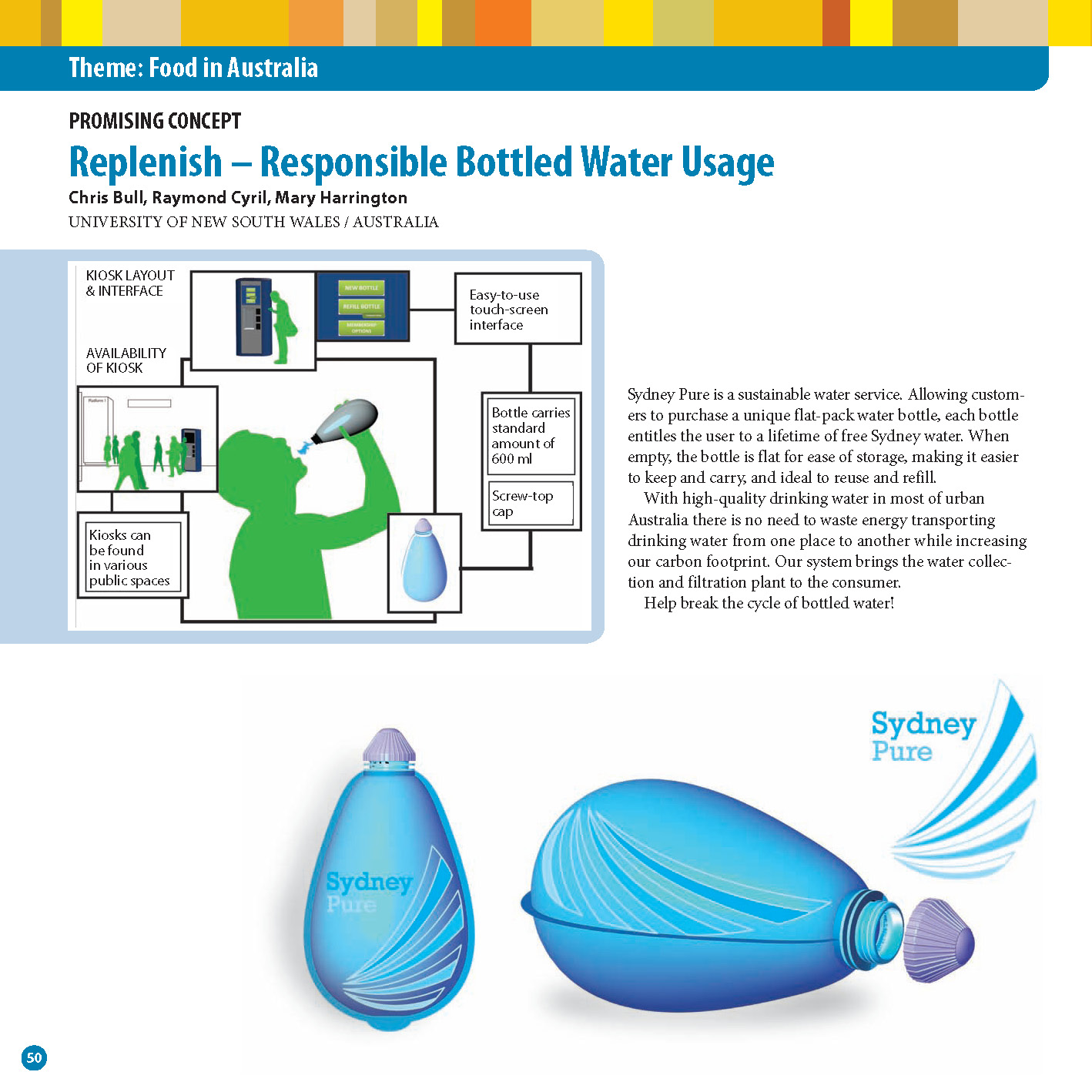LeNS.Oceania: Replenish: Responsible Bottled Water Usage