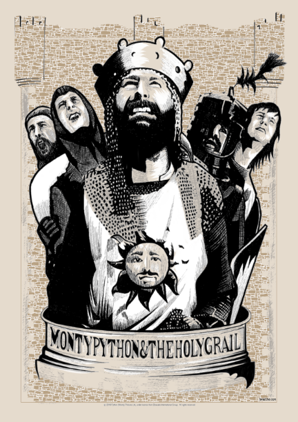 INSIDE THE ROCK POSTER FRAME BLOG: Brian Methe Monty Python and the ...