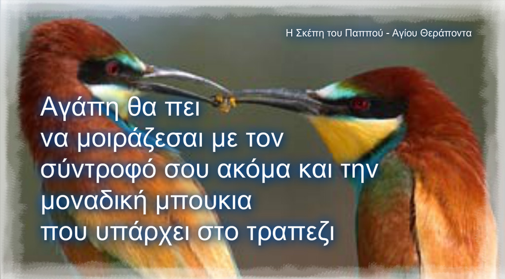 ΕΙΠΕ ΓΕΡΩΝ...: ΛΟΓΙΑ ΣΟΦΙΑΣ ΚΑΙ ΑΠΟΦΘΕΓΜΑΤΑ