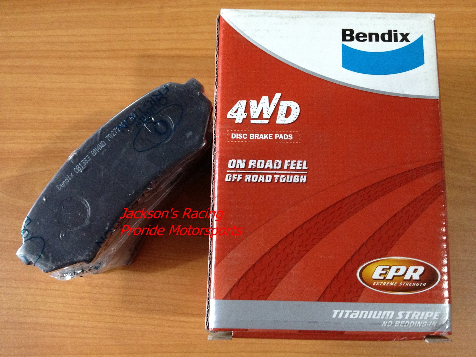 Pro-ride Motorsports: New Ready Stock-Bendix Performance Brake Pads