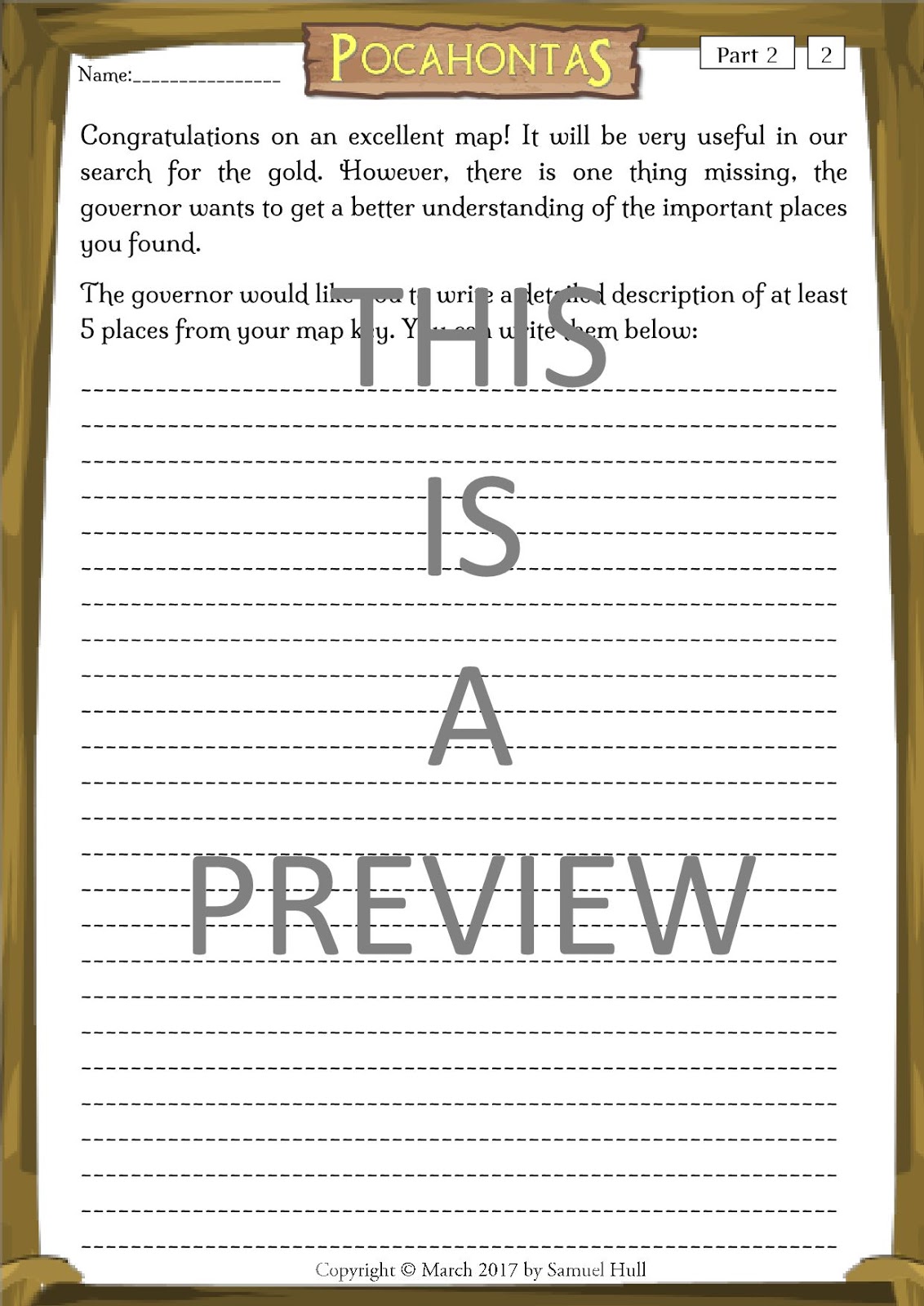 Pocahontas Movie Guide + Activities - Answer Key Inc. (Color + B&W ...