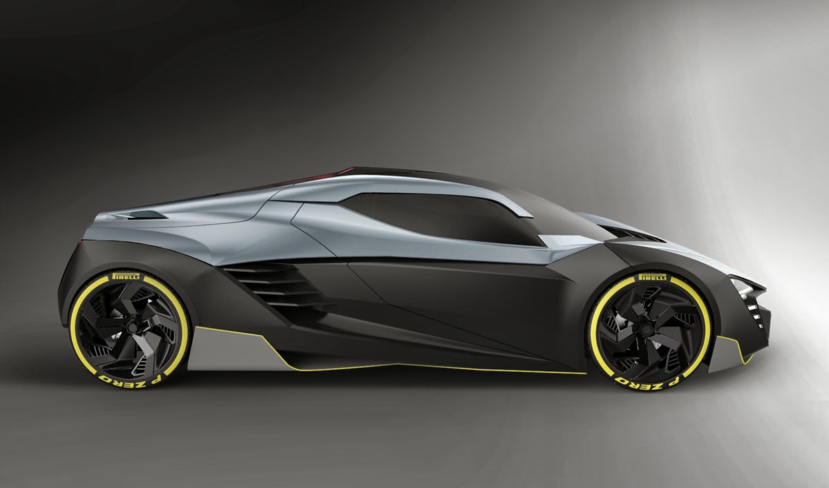 AK Design : HYPERION hybrid sport car