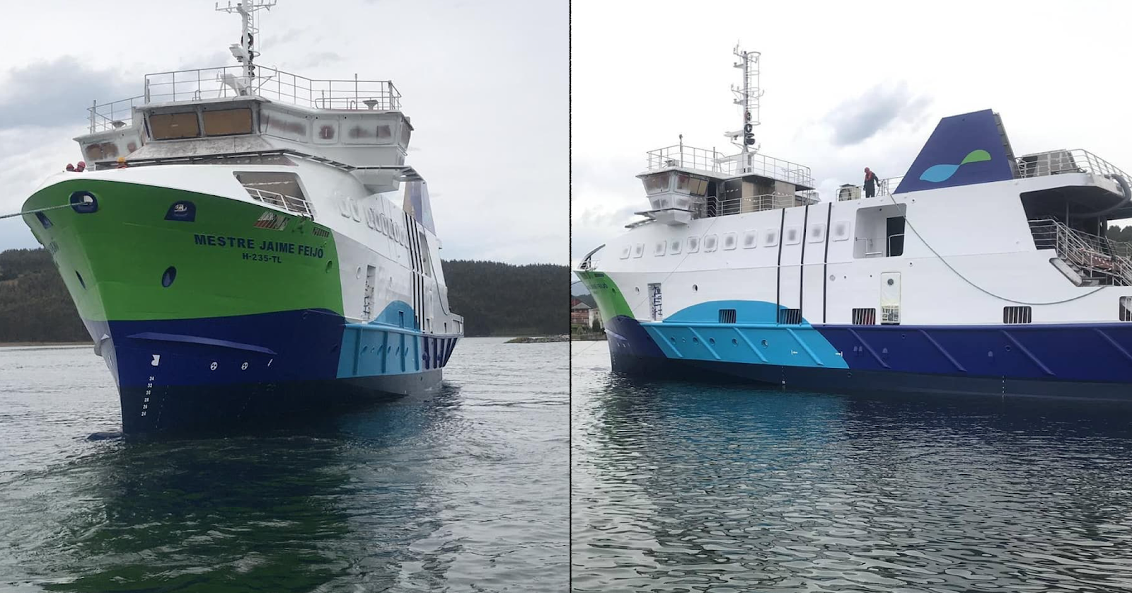 Novo navio da Atlânticoline já foi lançado à água - I Love Azores