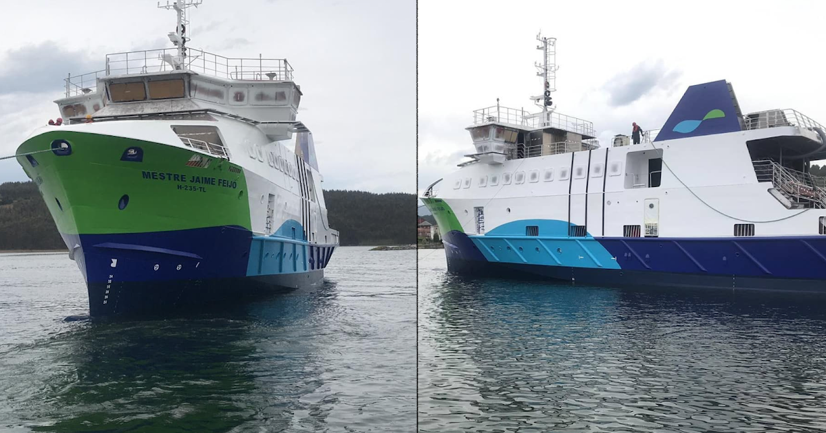 Novo navio da Atlânticoline já foi lançado à água - I Love Azores