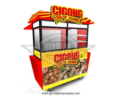 Gerobak unik cilok - jasa gerobak bandung | desain dan pembuatan ...