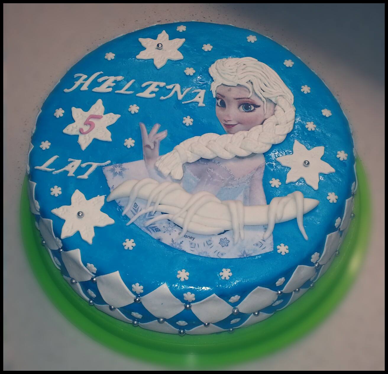 Słodki Zaułek: Tort Kraina Lodu Elza / Frozen Elsa Cake