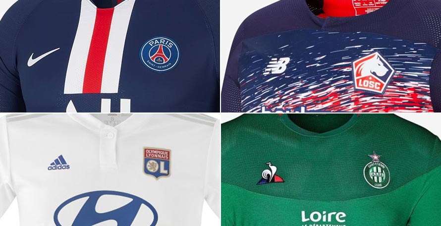 All 19-20 Ligue 1 Kits - Overview | 58 Home, Away & Third Jerseys ...
