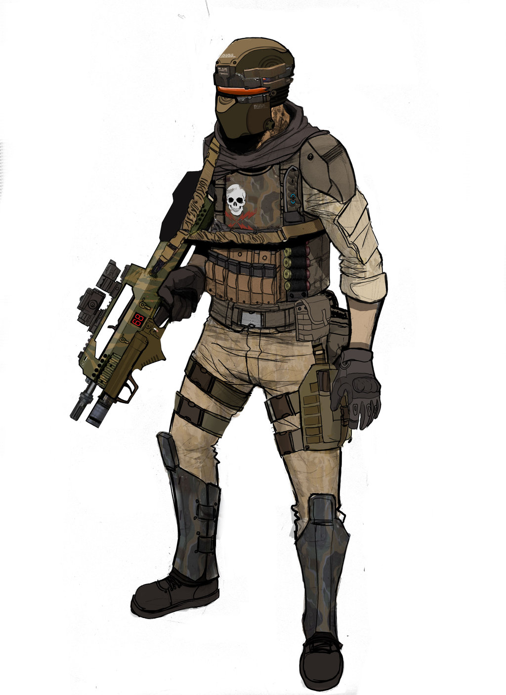 Warriors in art: Future soldier design by Ashley Boone Pierce