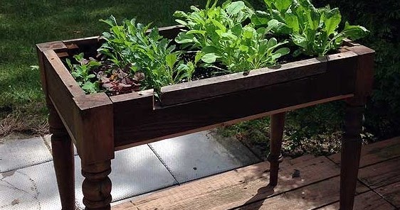 Jones' Acre Musings: How to build a lettuce table...the easy way.