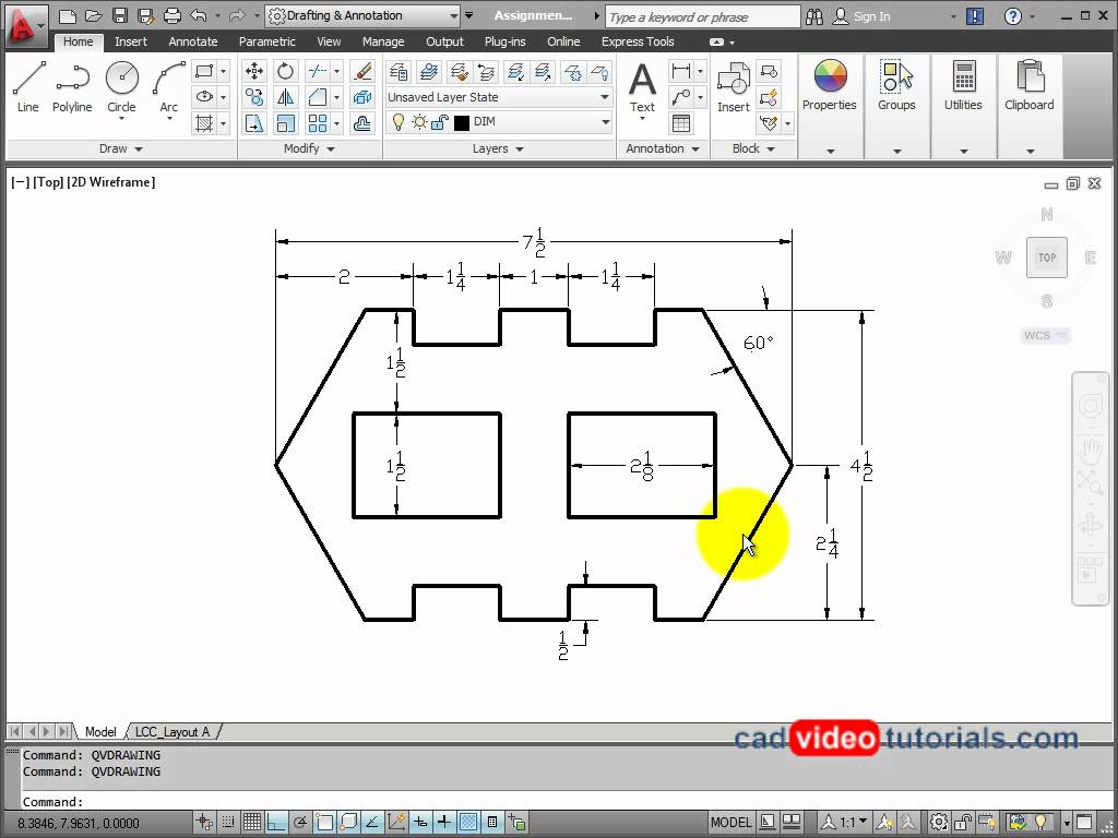 Autocad 2d sheet