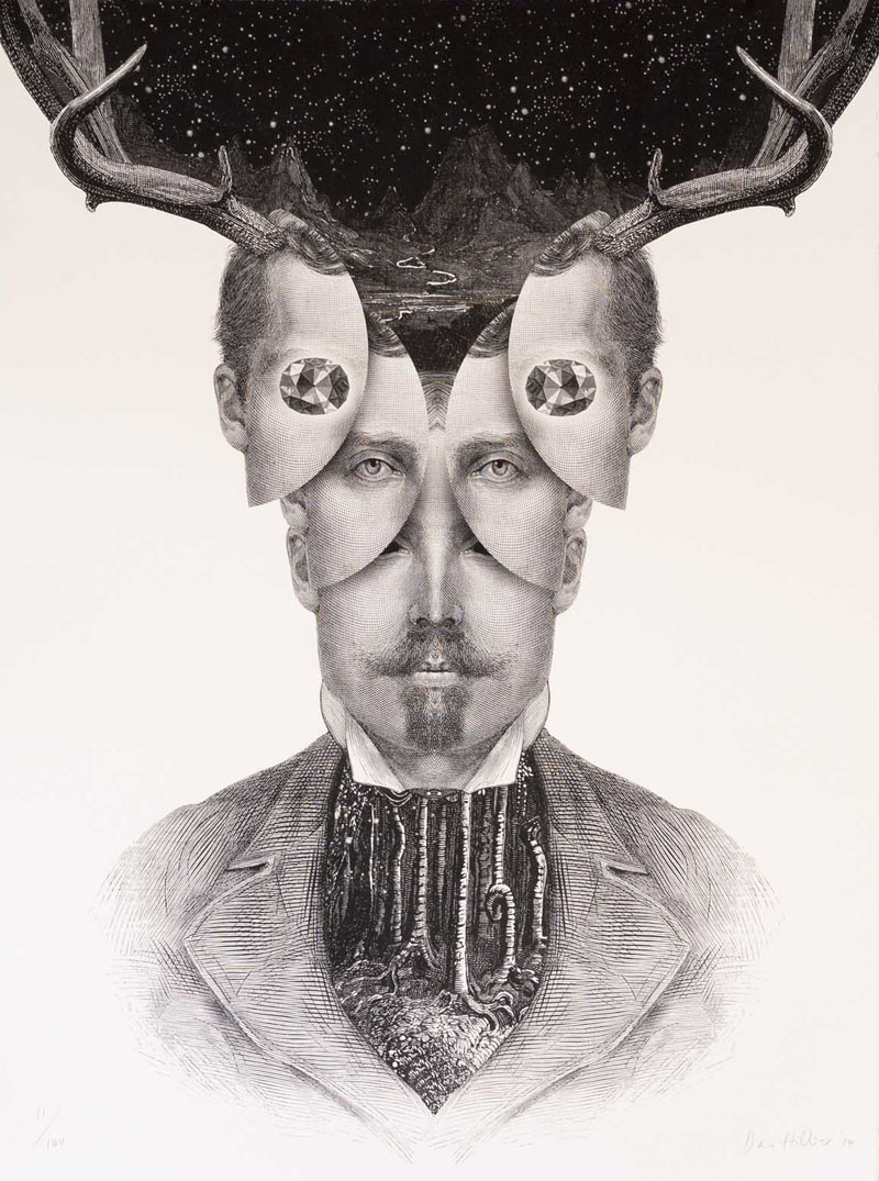 El Hurgador [Arte en la Red]: Dan Hillier [Dibujo, Collage, Arte digital]