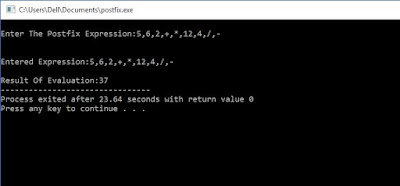 Postfix Expression Evaluation For Multidigit :) - PROGRAMMING