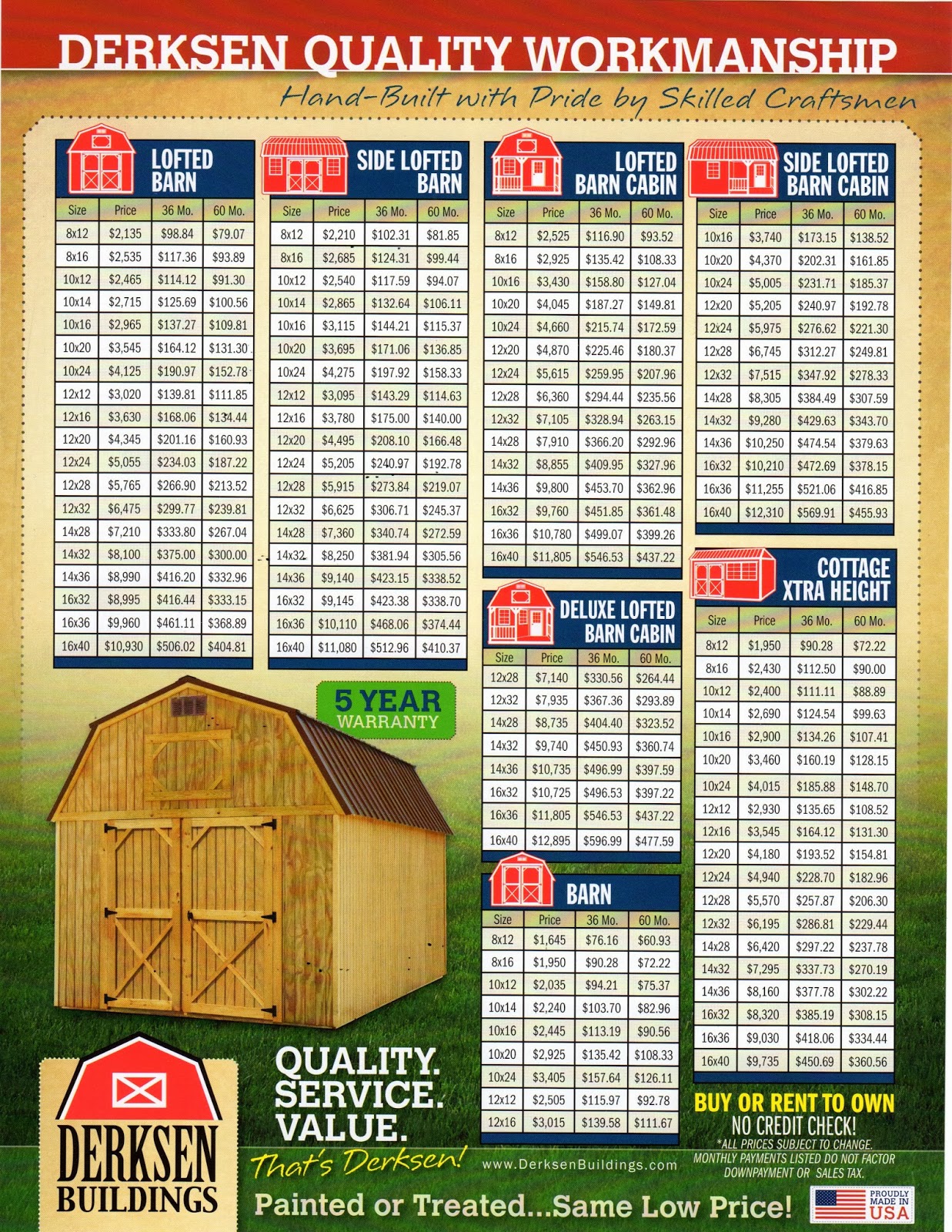 Derksen Portable Buildings at Interstate Plaza