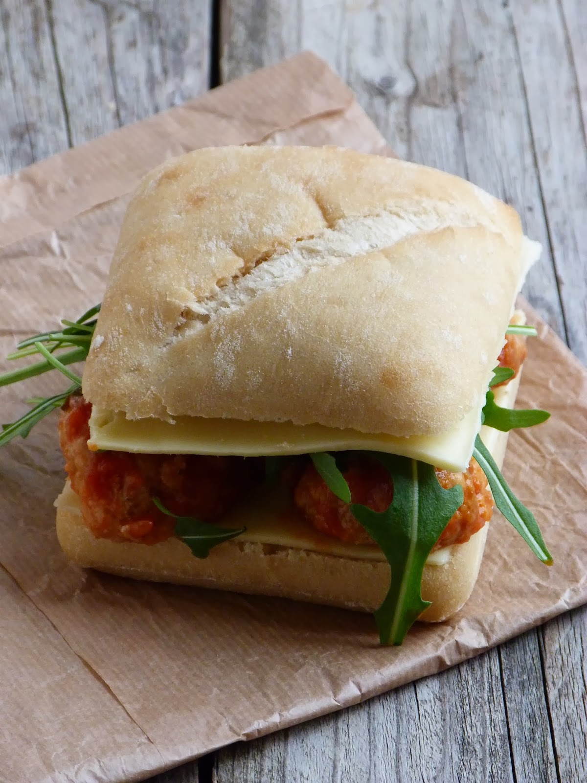 Chic, Chic, Chocolat: Panini aux boulettes de dinde