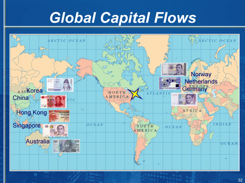 Geography q;-D: Increasing Volume of International Capital Flows