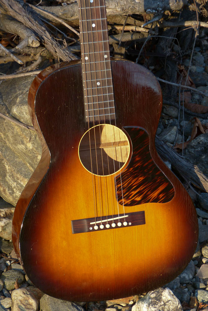 1942 Gibson-made Kalamazoo KHGN-12 Flattop Guitar