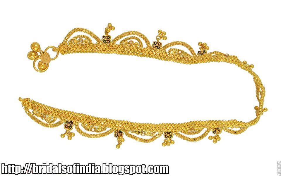 Fashion world: Gold Payal (Anklets) Designs Part -2