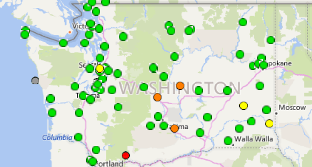 Washington Smoke Information: Washington State Fire and Smoke September ...