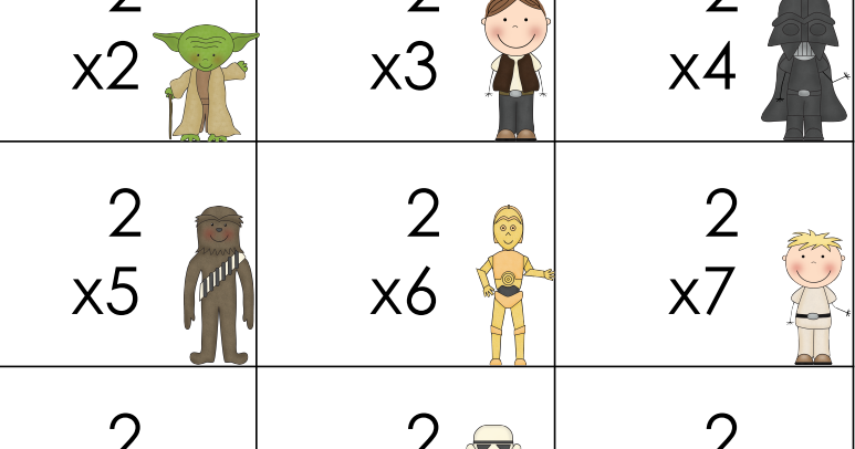 elsecretoestaenlailusion: APRENDEMOS A MULTIPLICAR CON STAR WARS