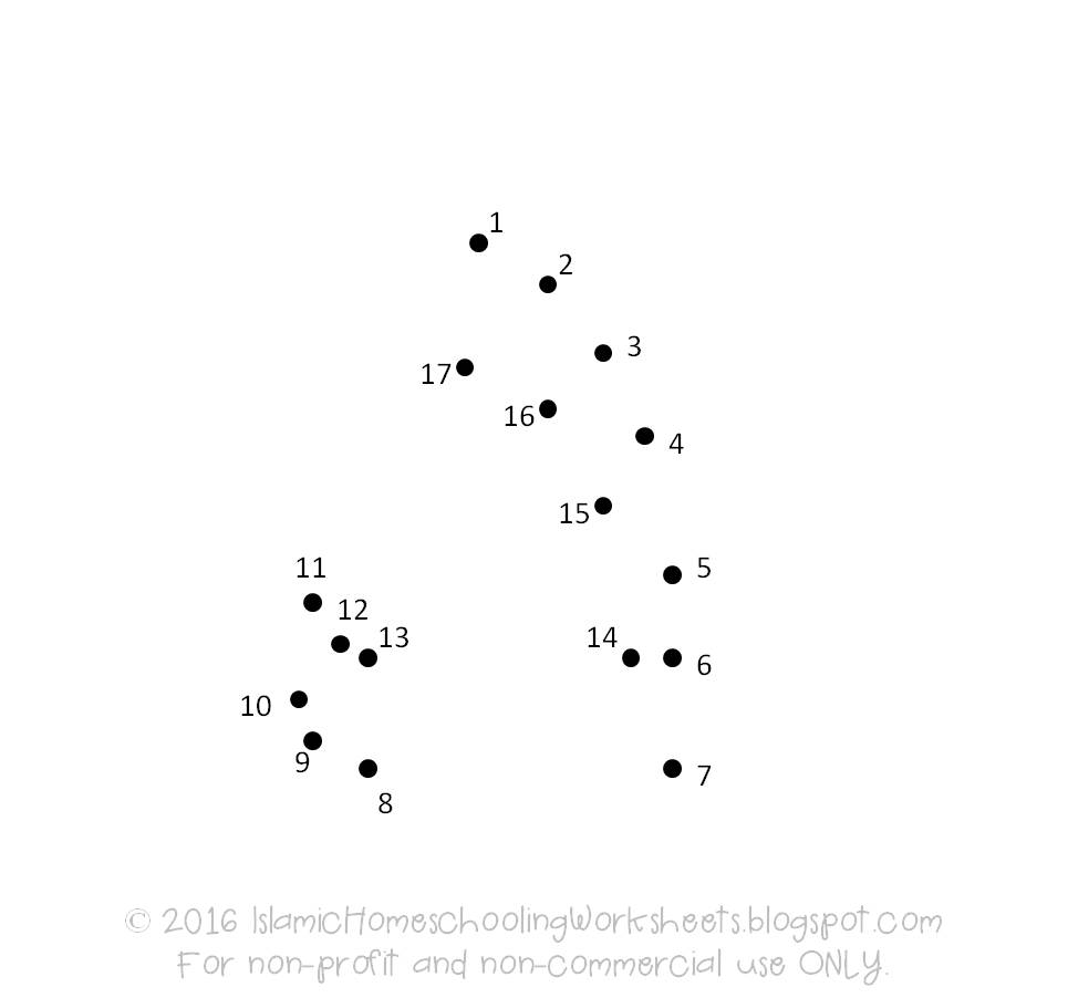 FREE Arabic Joining the Dots/ Connect the Dots/ Dot to dot percuma ...