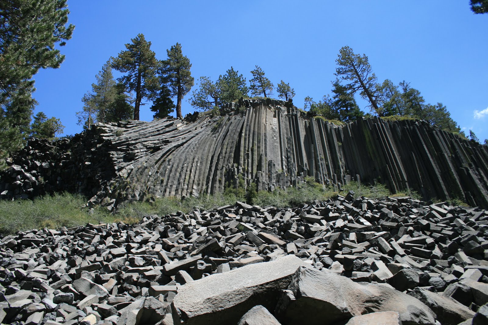 the wind in the trees: Devil's Postpile/Rainbow Falls