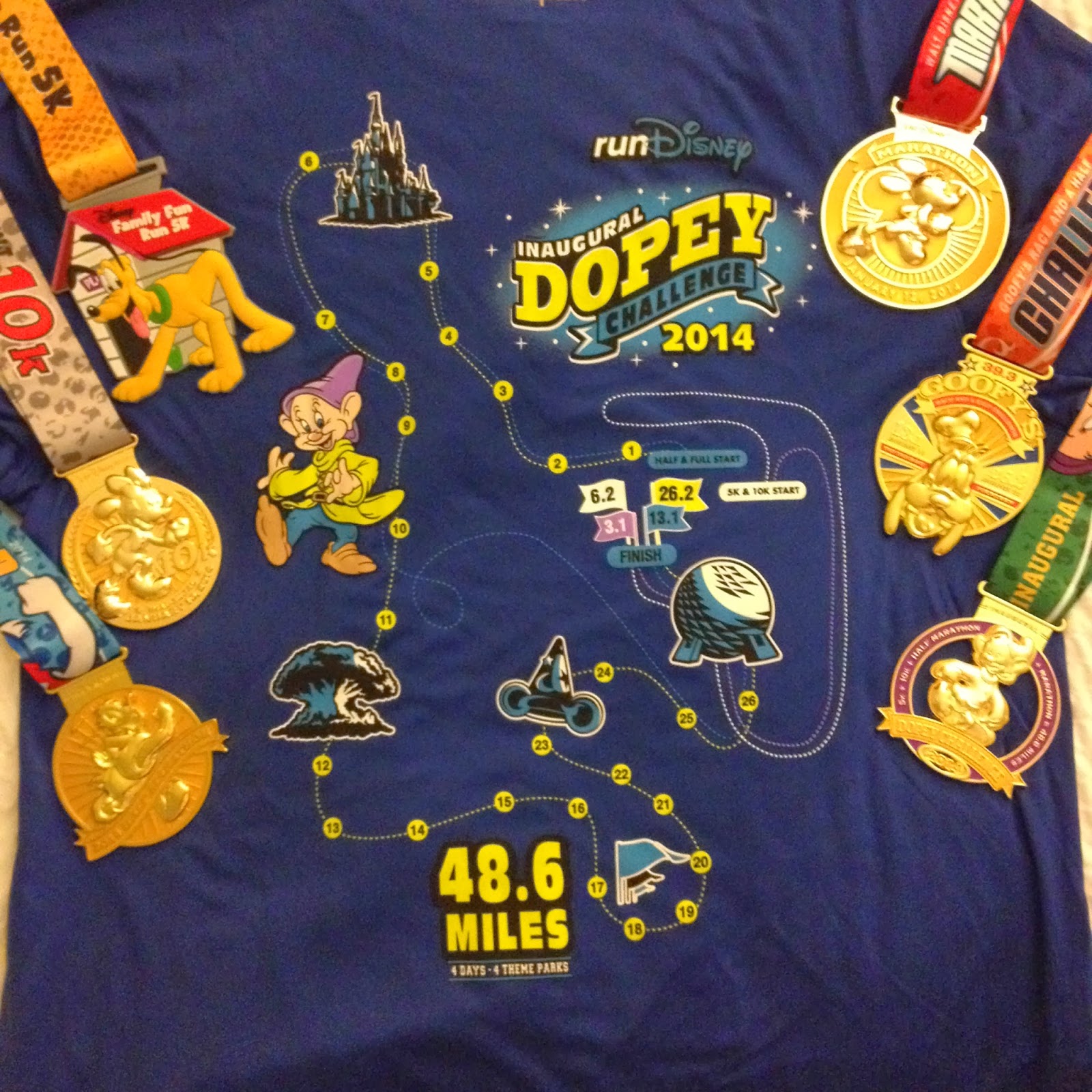 Dopey Runr: 2014 Walt Disney World Marathon - Dopey Challenge Race Four