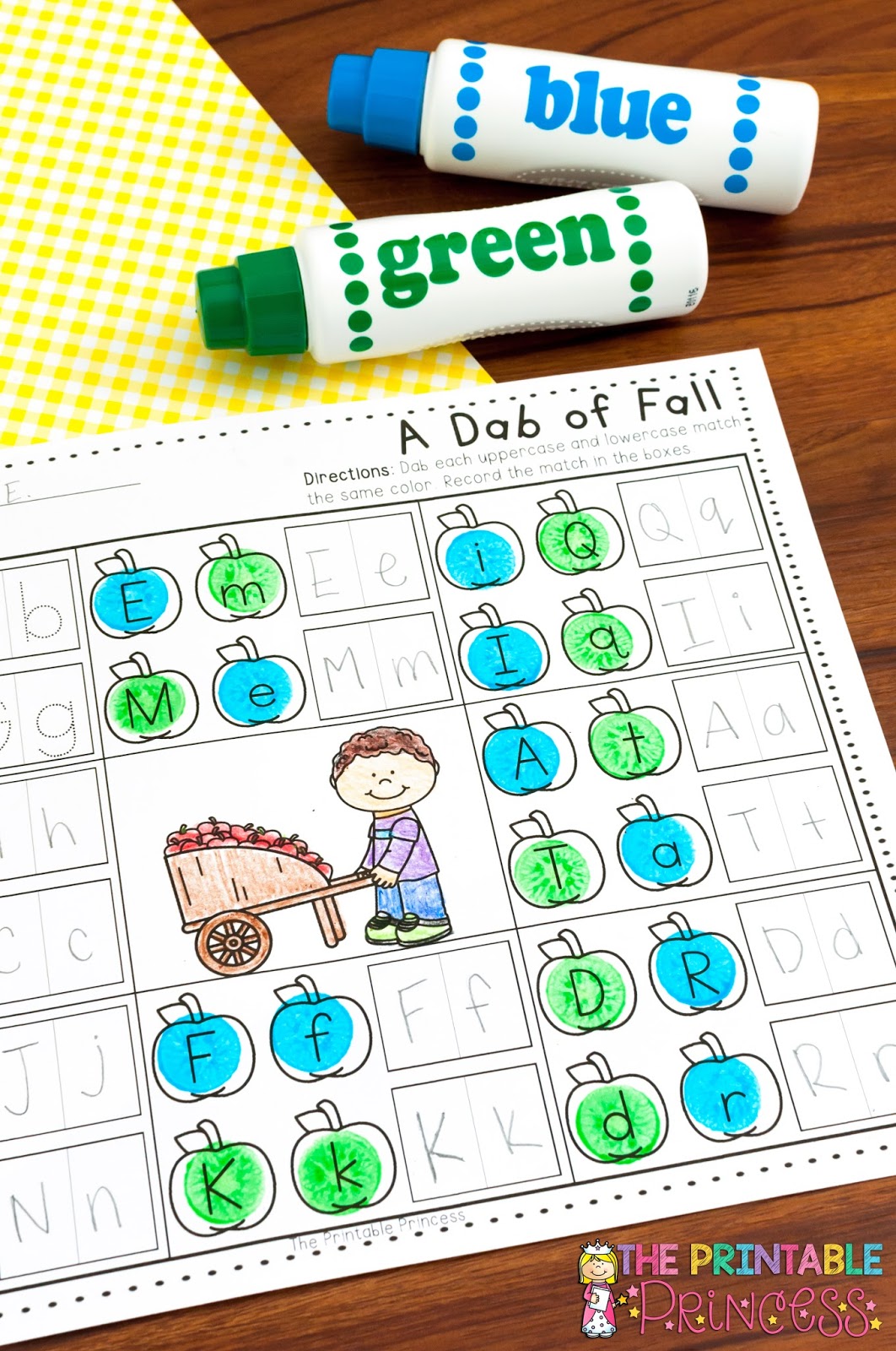 No Prep Fall Activities for Kindergarten {And Games TOO!}