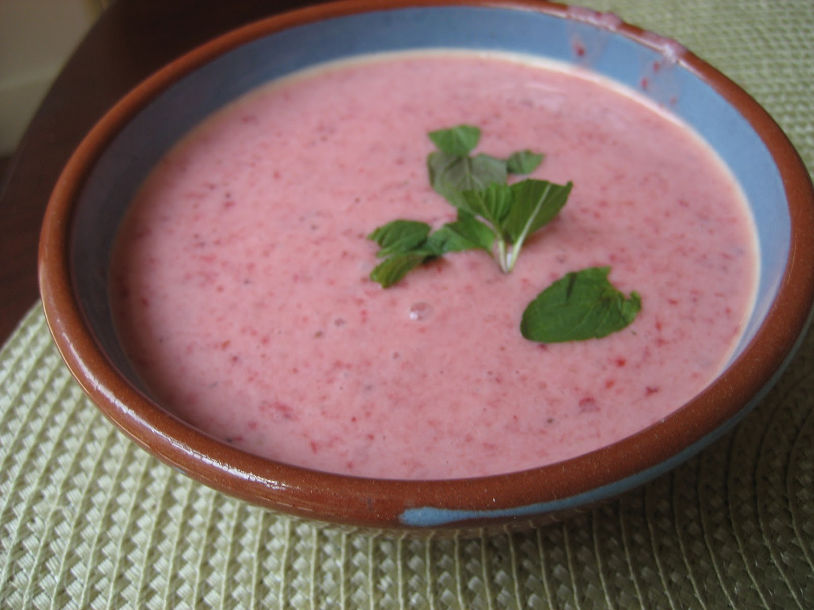 Recipes from Ima: Strawberry Fruit Smoothie Soup