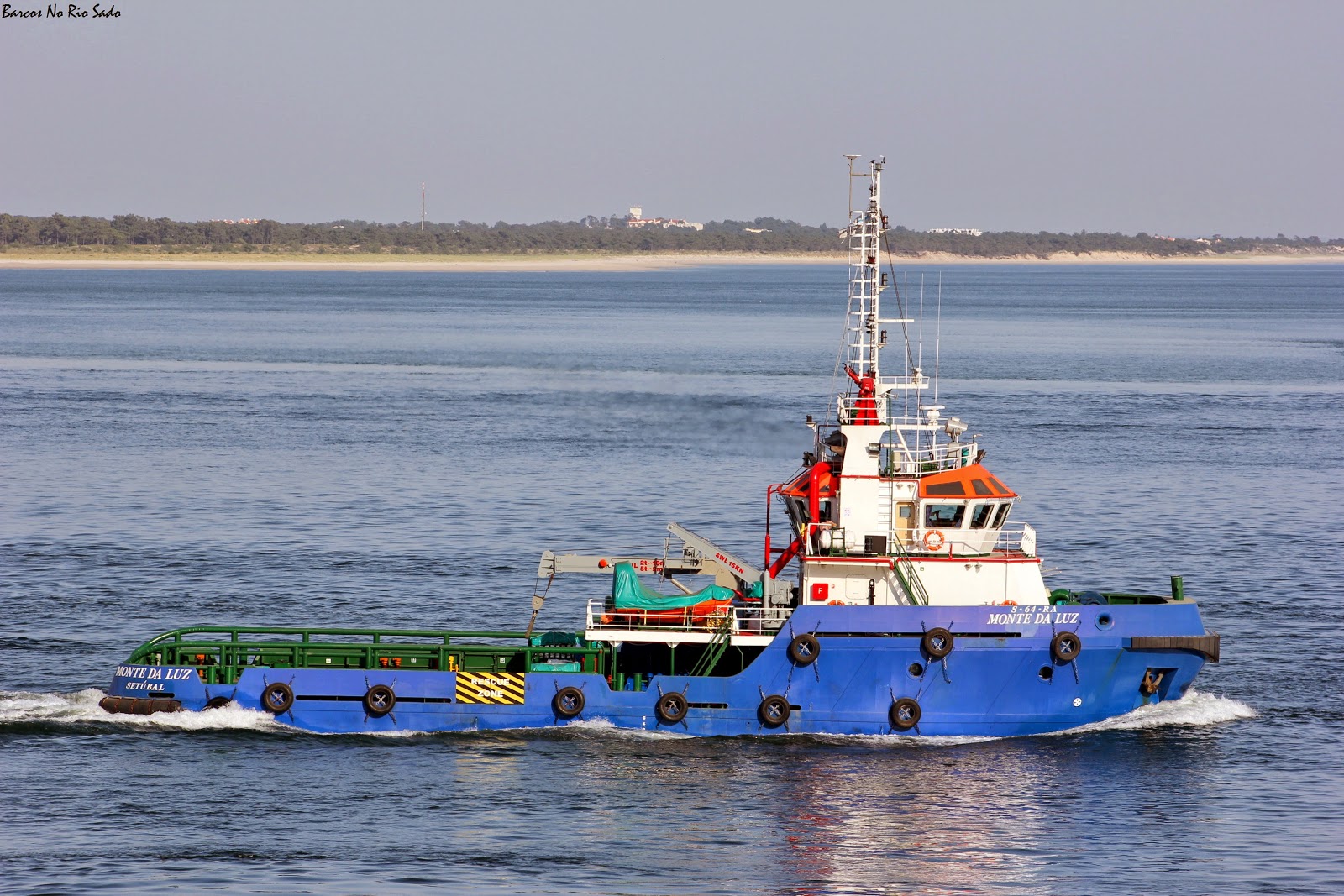 Barcos No Rio Sado: Rebocador Monte da Luz, a primeira viagem